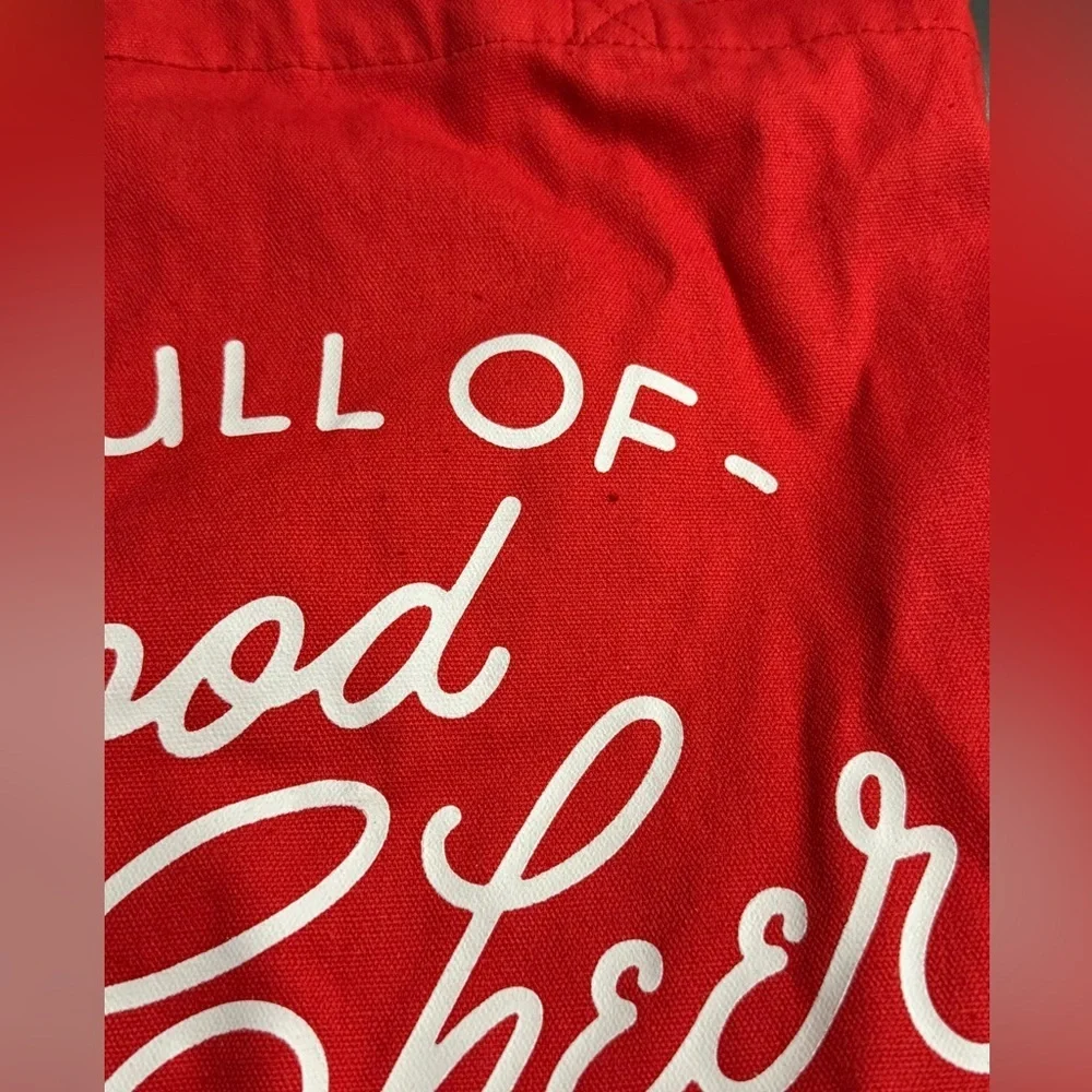 Hallmark | Bags | Hallmark Full Of Good Cheer Tote Bag Red | Poshmark